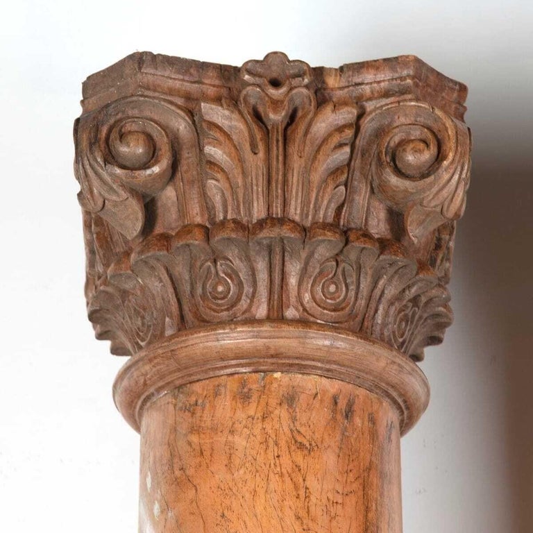 Pair of Grand Scale Columns For Sale at 1stDibs