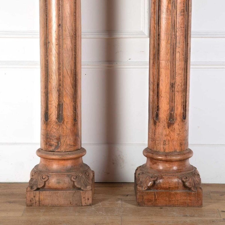 Pair of Grand Scale Columns For Sale at 1stDibs