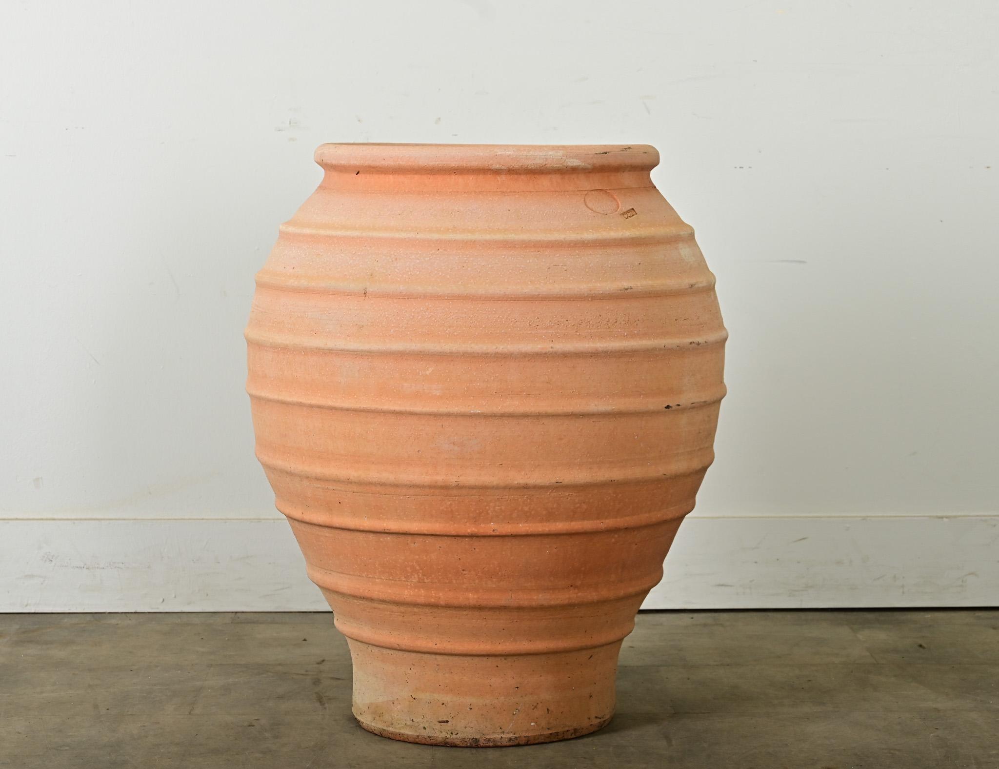 Pair of Greek Reproduction Terracotta Pots For Sale at 1stDibs
