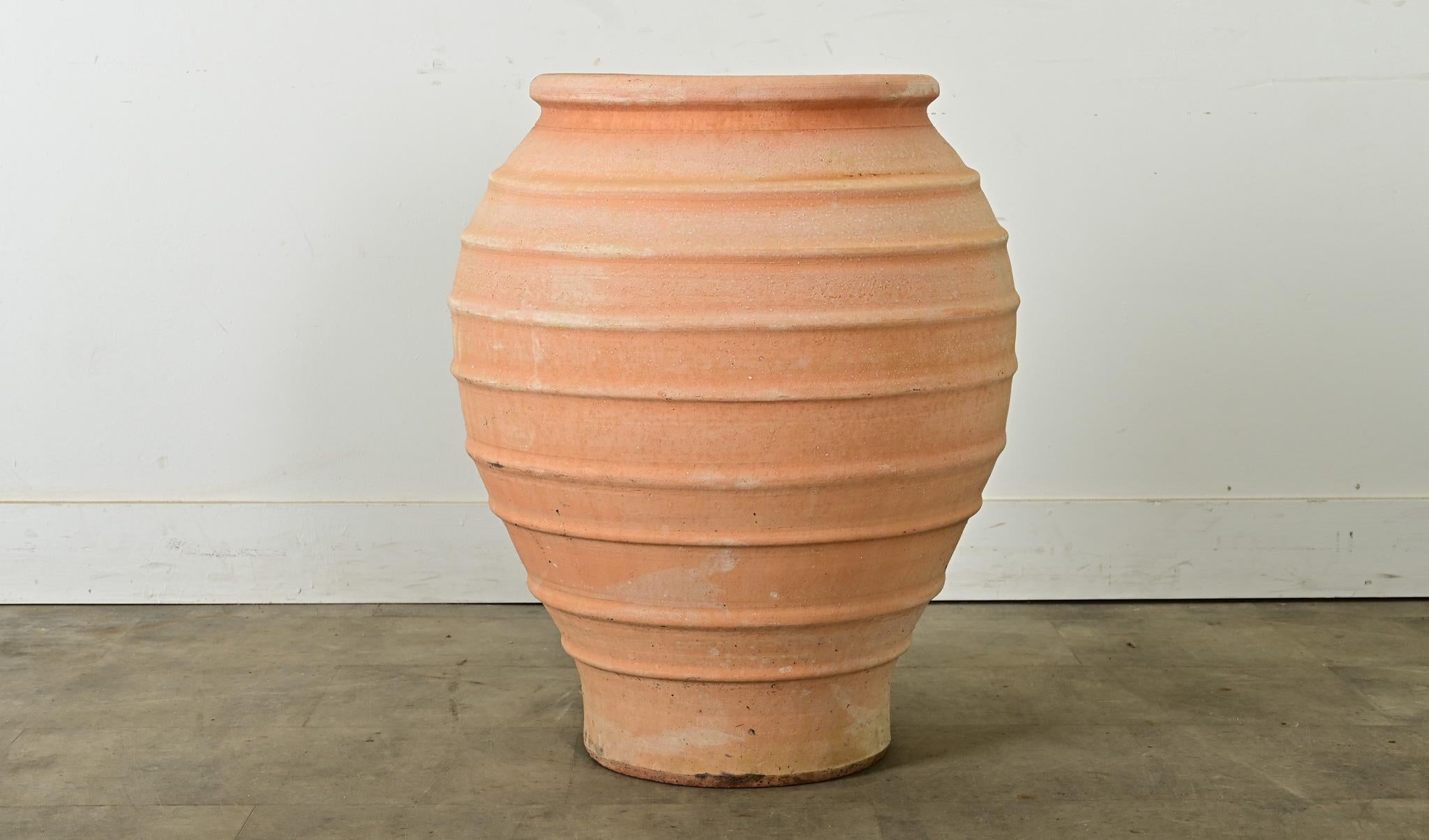 Pair of Greek Reproduction Terracotta Pots For Sale at 1stDibs