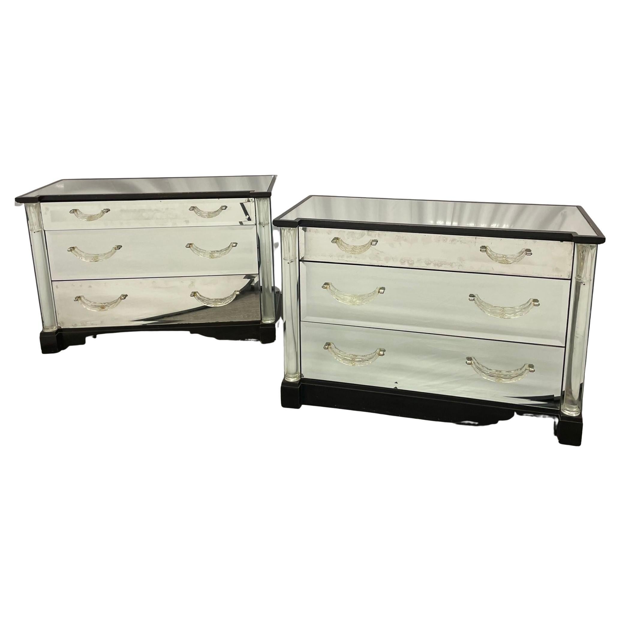 Grosfeld House, Mid-Century Modern, Glassics Series, Mirrored Cabinet ...