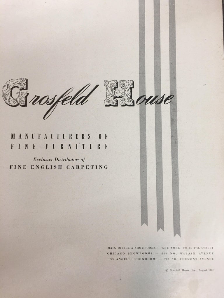 Pair of Grosfeld House Night Tables at 1stDibs