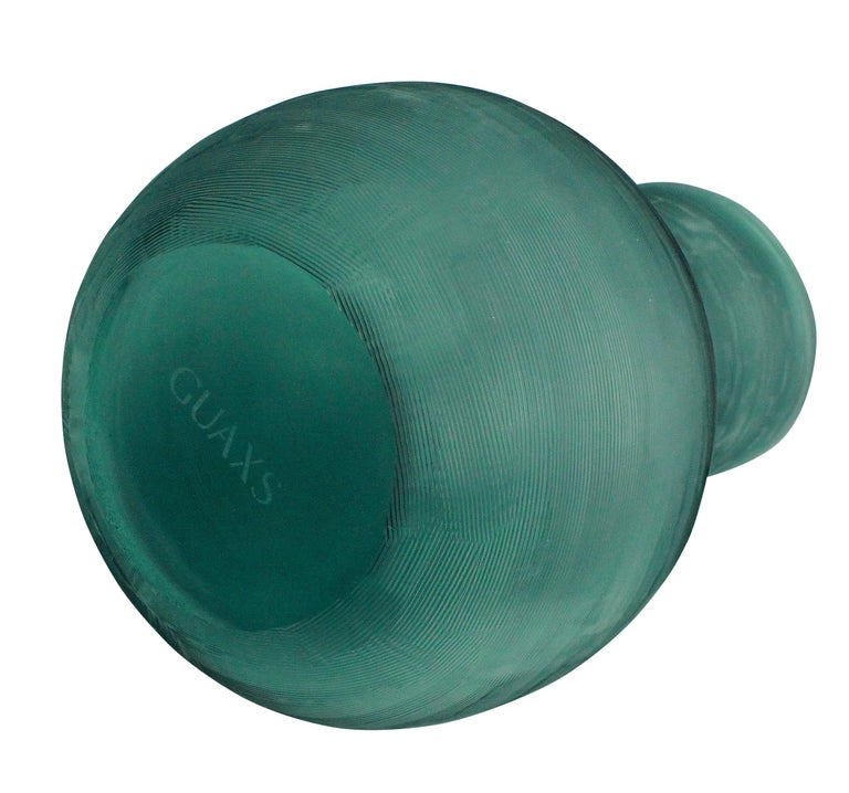 Pair of Guaxs Glass Vases in Stunning Colors For Sale at 1stDibs