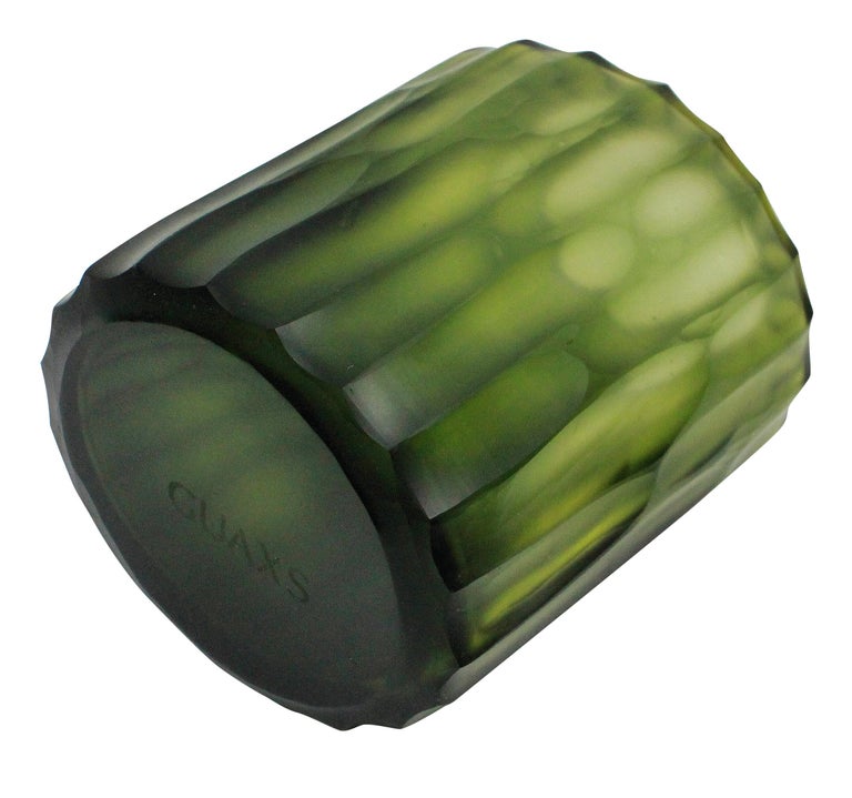 Pair of Guaxs Glass Vases in Stunning Colors For Sale at 1stDibs