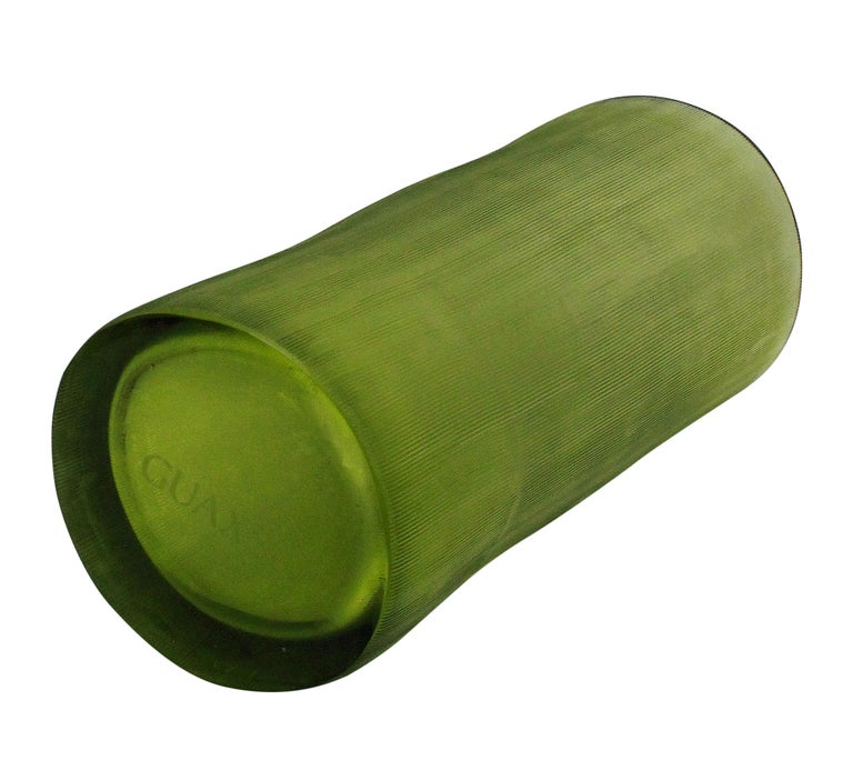 Pair of Guaxs Glass Vases in Stunning Colors For Sale at 1stDibs