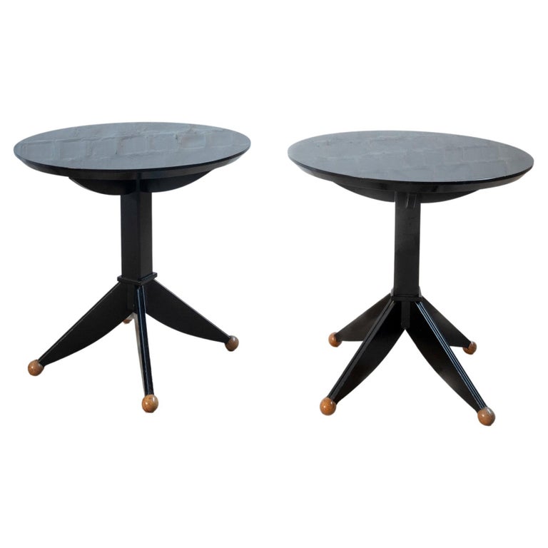 Pair of Gueridon Side Tables, France 1950s For Sale at 1stDibs