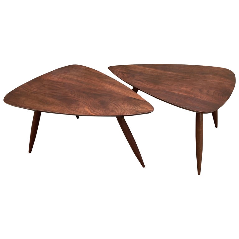 Pair of Guitar Pick Table in the Style of Phillip Powell at 1stDibs ...
