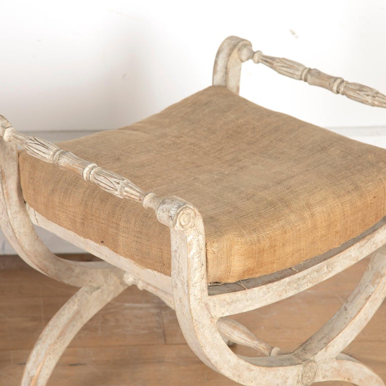 Pair of Gustavian Stools at 1stDibs