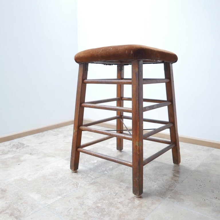 Pair of Gym Bench Bar Stools at 1stDibs | gym stools