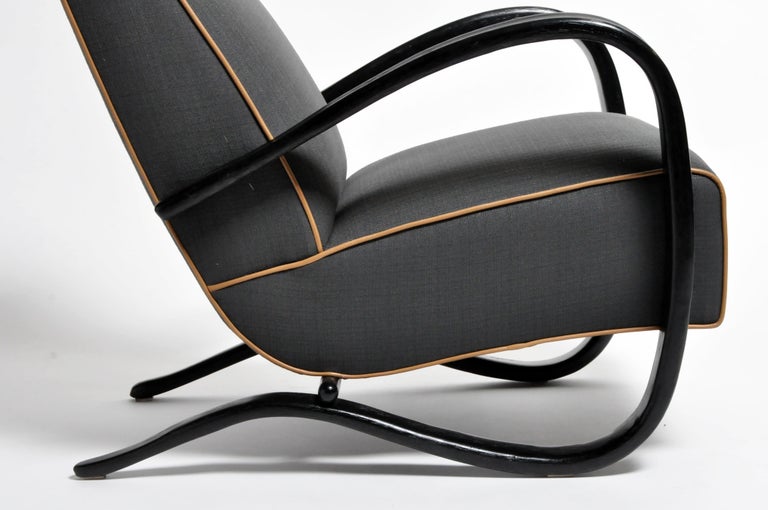 Pair of H269 Kreslá by Jindřich Halabala at 1stDibs