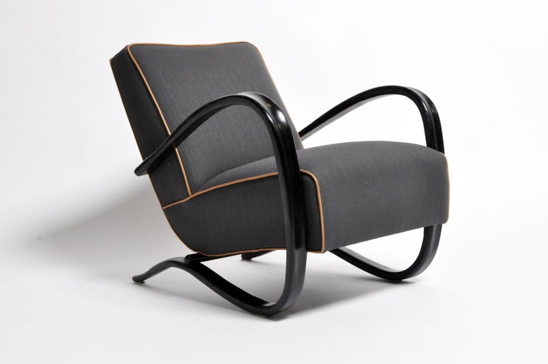 Pair of H269 Kreslá by Jindřich Halabala at 1stDibs