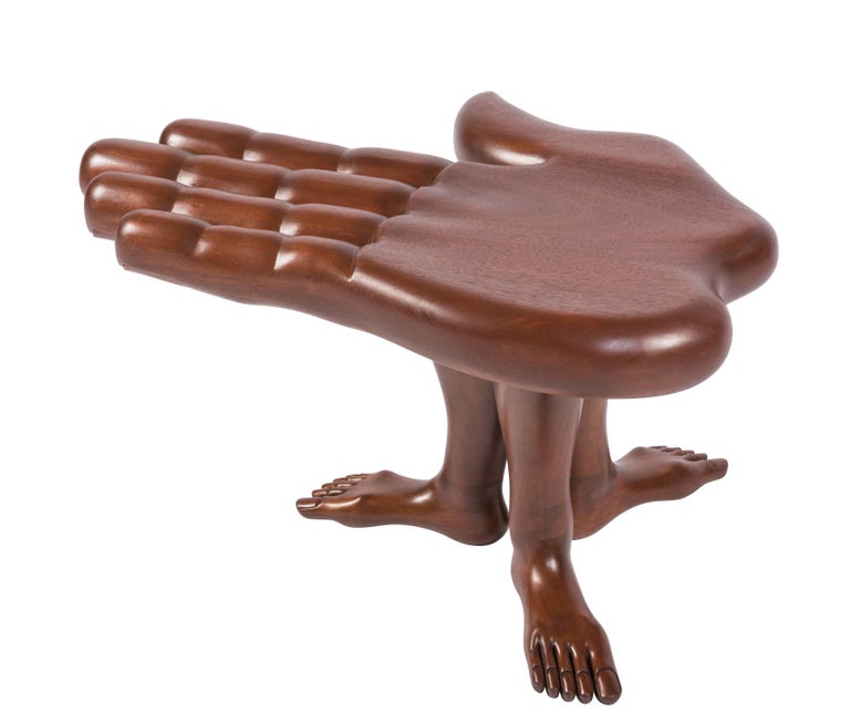 Pair of Hand and Foot Coffee Tables or Stools by Pedro Friedeberg at ...