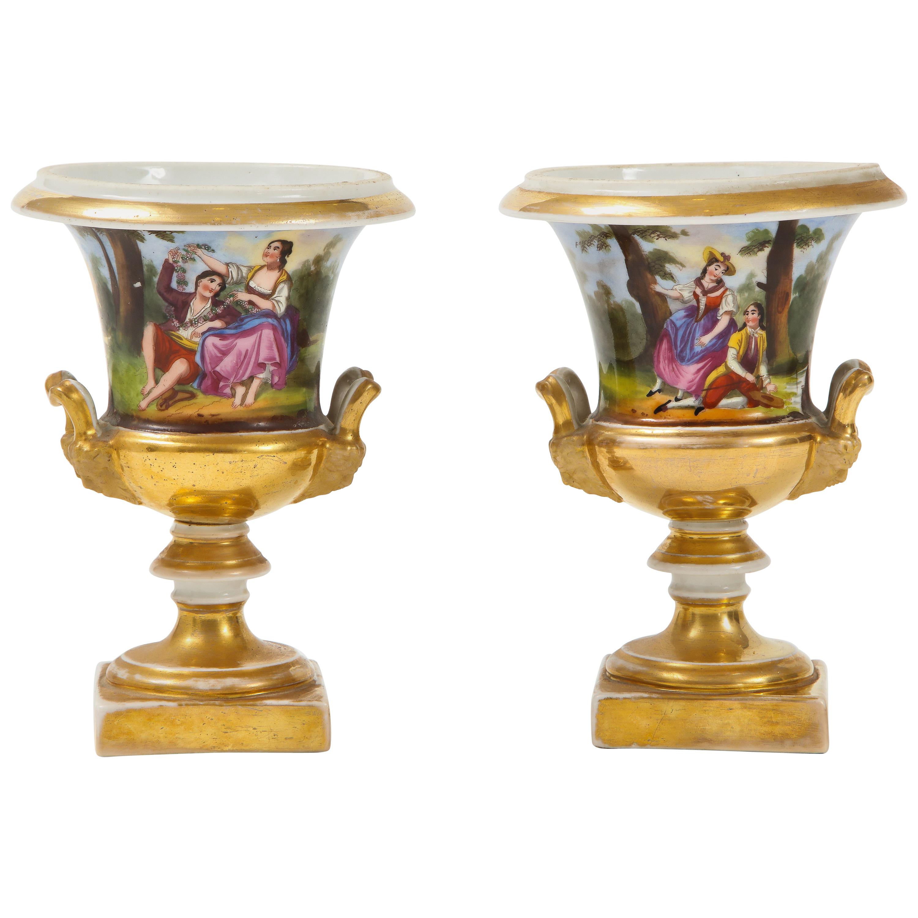 Carl Thieme Dresden Porcelain Cache Pot at 1stDibs
