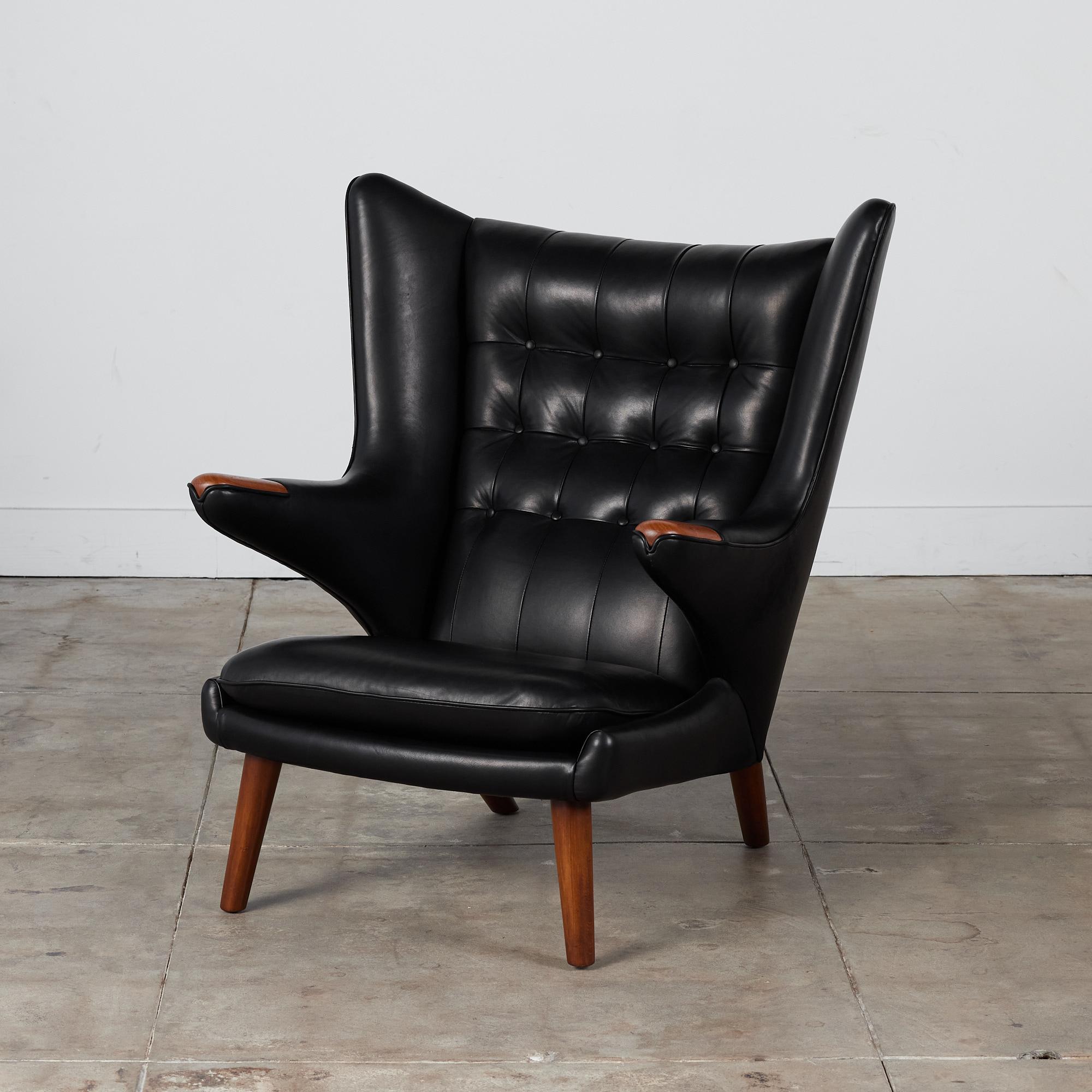 Pair of Hans Wegner "Papa Bear" Lounge Chairs by AP Stolen For Sale at ...