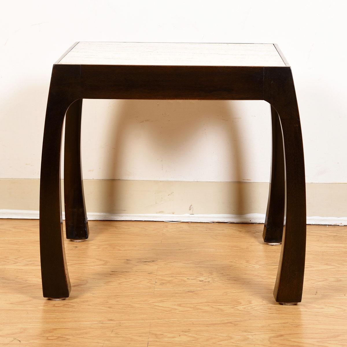 Pair of Harvey Probber Italian Travertine Accent Side /Coffee Tables ...