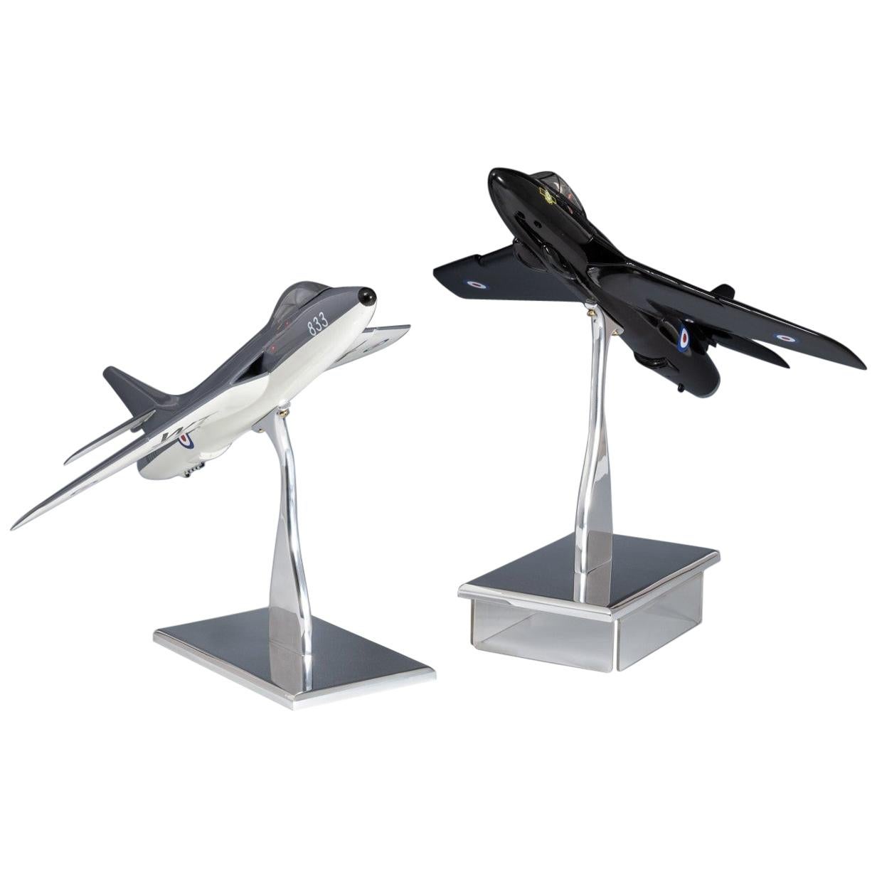 Pair of Hawker Hunter Models, circa 1960s at 1stDibs
