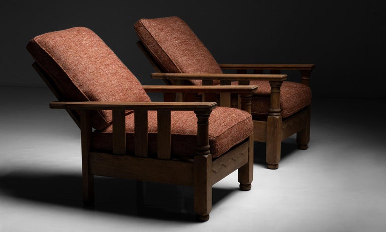 Pair of Heals Reading Chairs, England circa 1930 For Sale at 1stDibs
