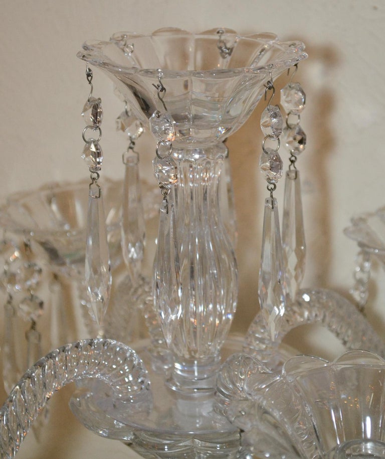 Pair of Heavy Waterford Style Candelabra at 1stDibs | waterford candelabra