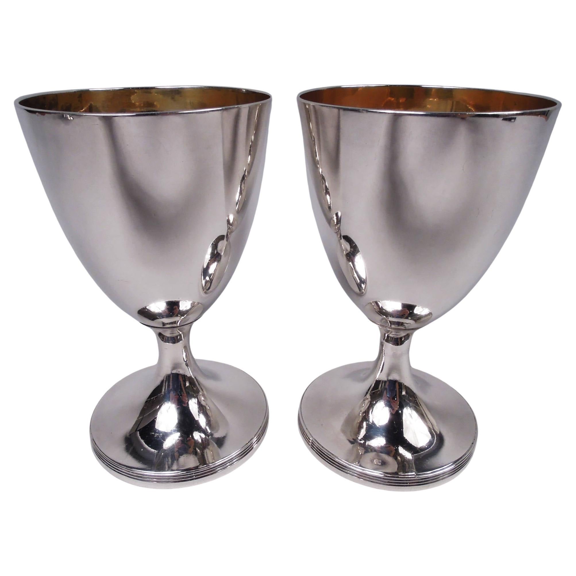 Antique English Georgian Neoclassical Sterling Silver Goblet, 1798 For ...