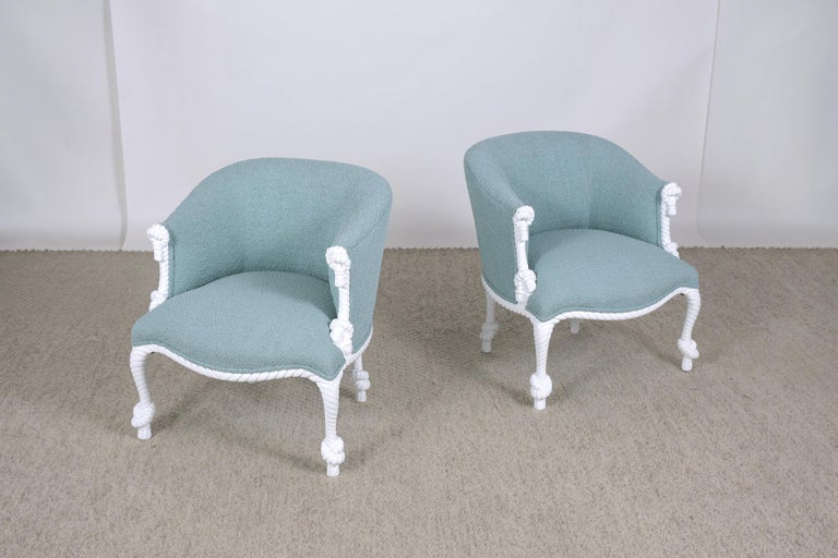 Hollywood Regency Lounge Chairs at 1stDibs