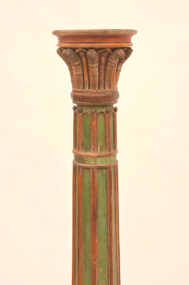 Pair of Impressive French 19th Century Napoleon III Torchère Columns ...