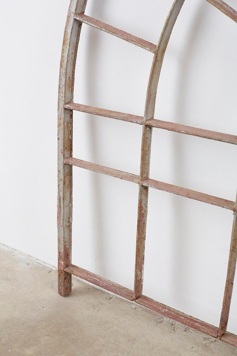 Pair of Industrial Iron Arched Factory Transom Windows at 1stDibs ...