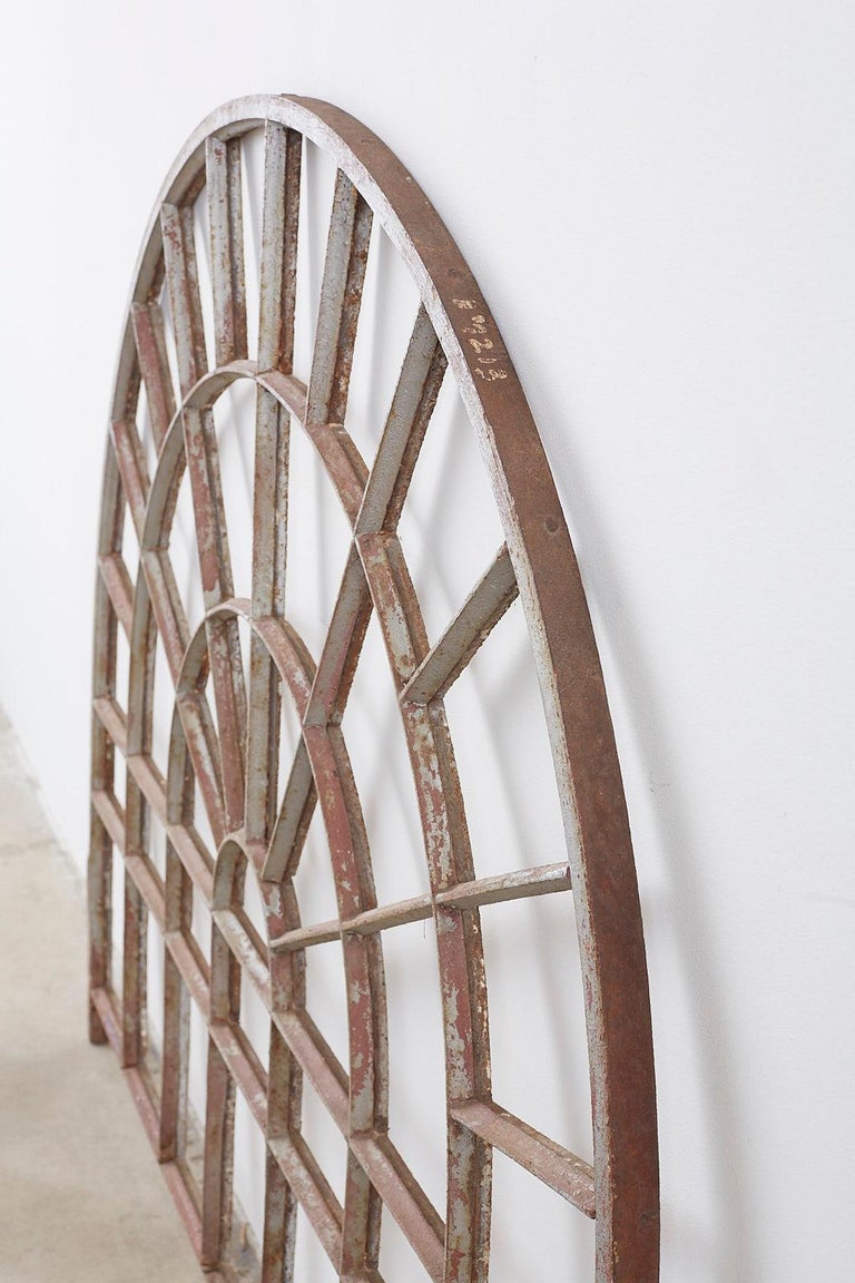 Pair of Industrial Iron Arched Factory Transom Windows at 1stDibs ...