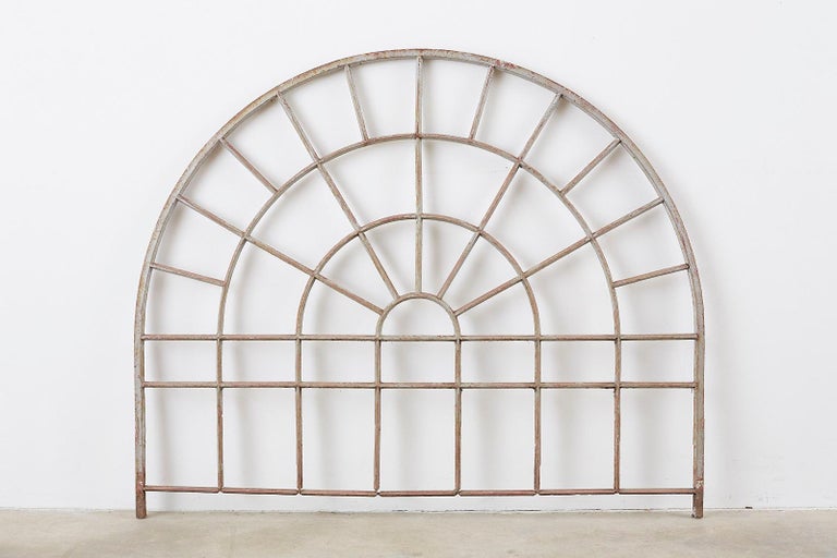 Pair of Industrial Iron Arched Factory Transom Windows at 1stDibs ...