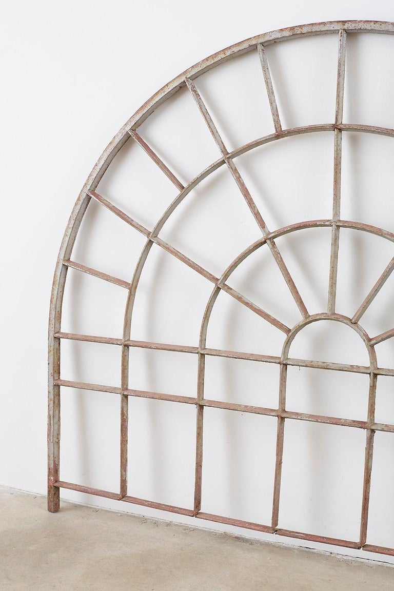 Pair of Industrial Iron Arched Factory Transom Windows at 1stDibs ...