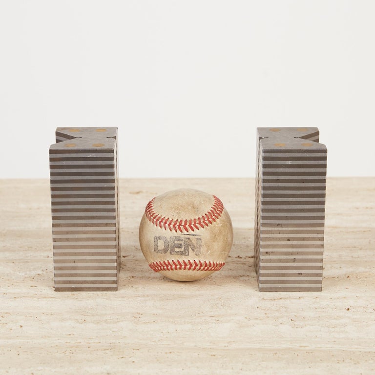 Pair of Industrial Metal Machine Blocks at 1stDibs