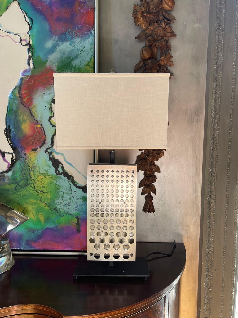 Pair of Industrial Table Lamps For Sale at 1stDibs