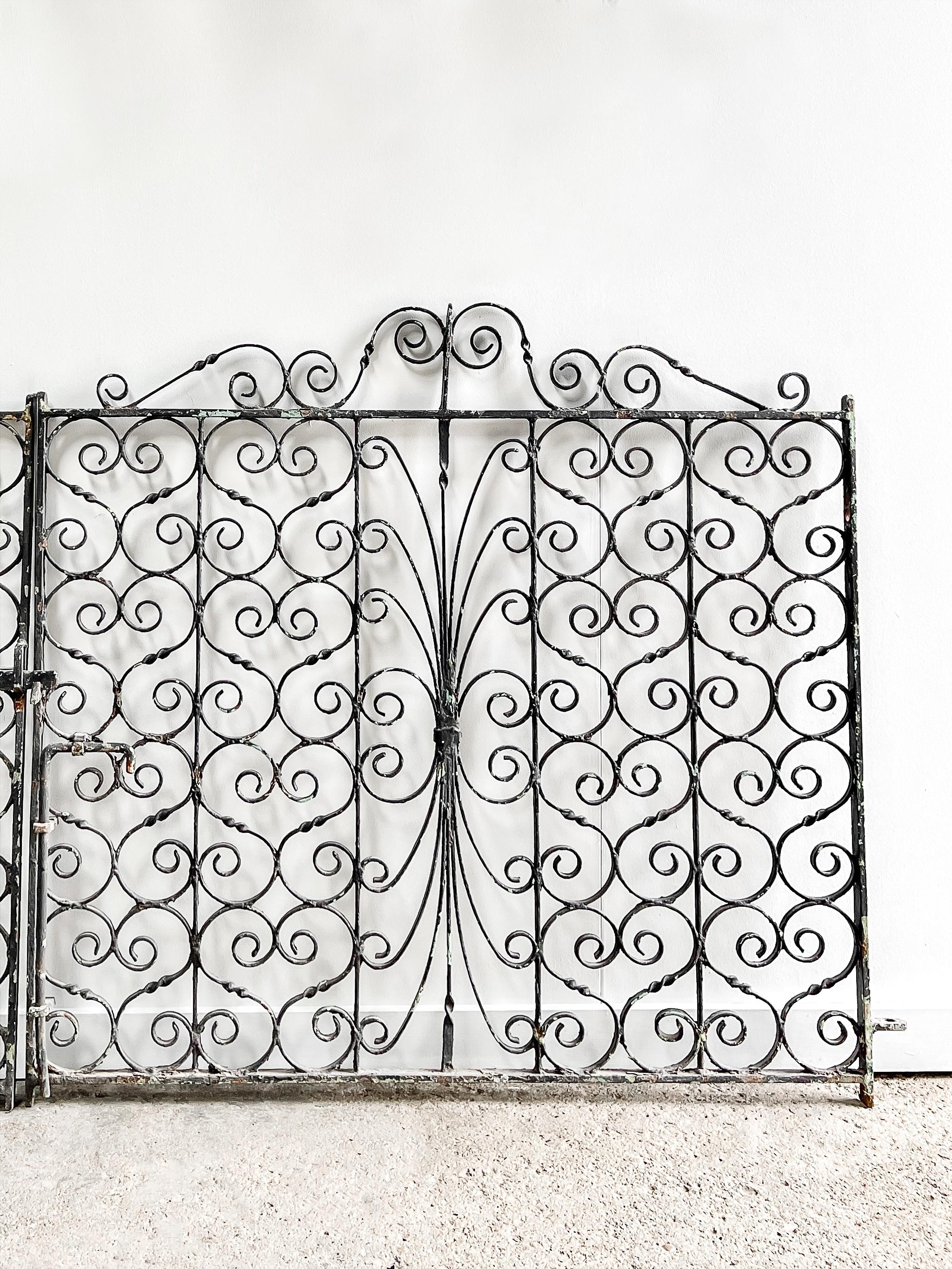 Pair of Cast Iron English Garden Gates at 1stDibs | garden gates for ...