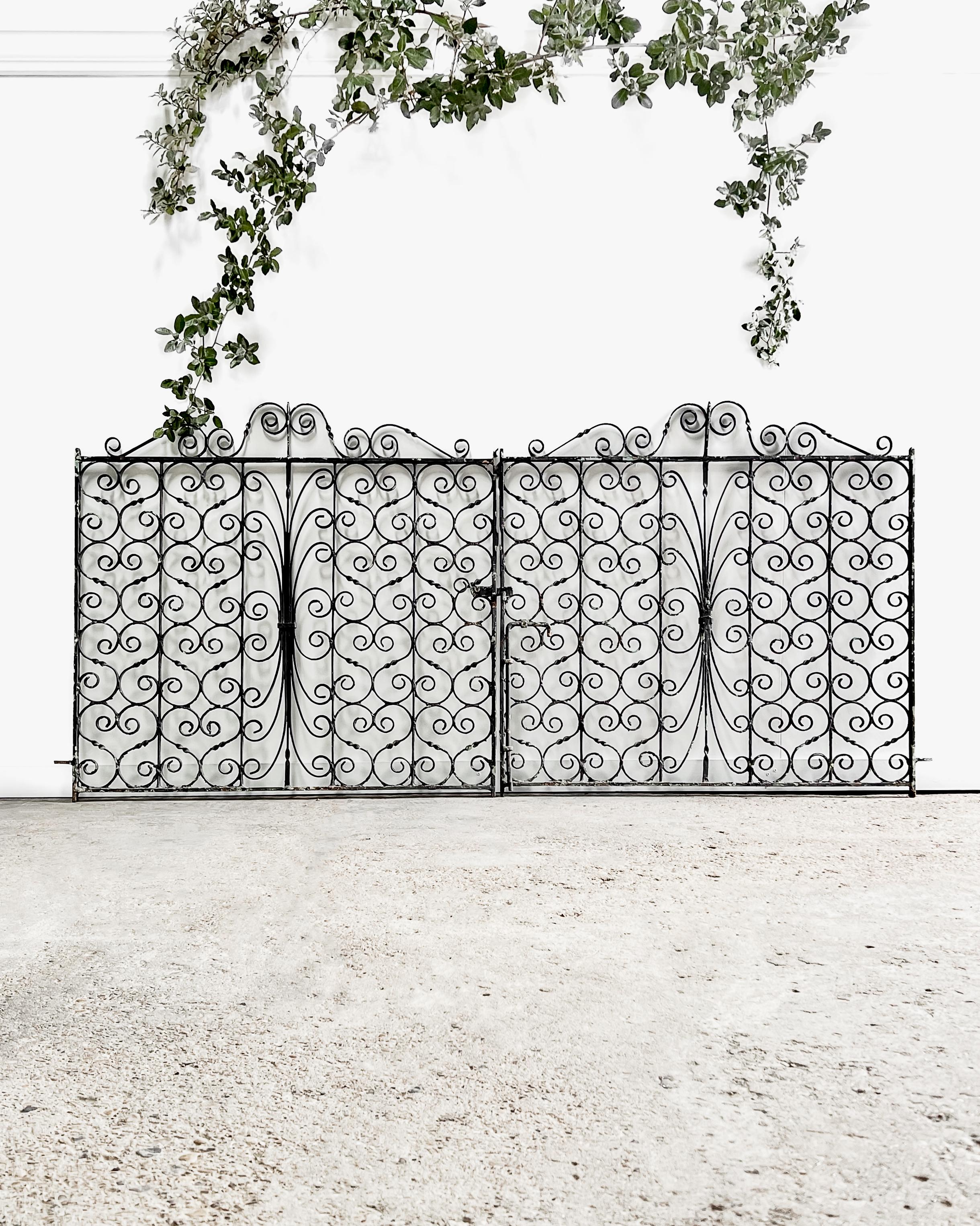 Pair of Cast Iron English Garden Gates at 1stDibs | garden gates for ...
