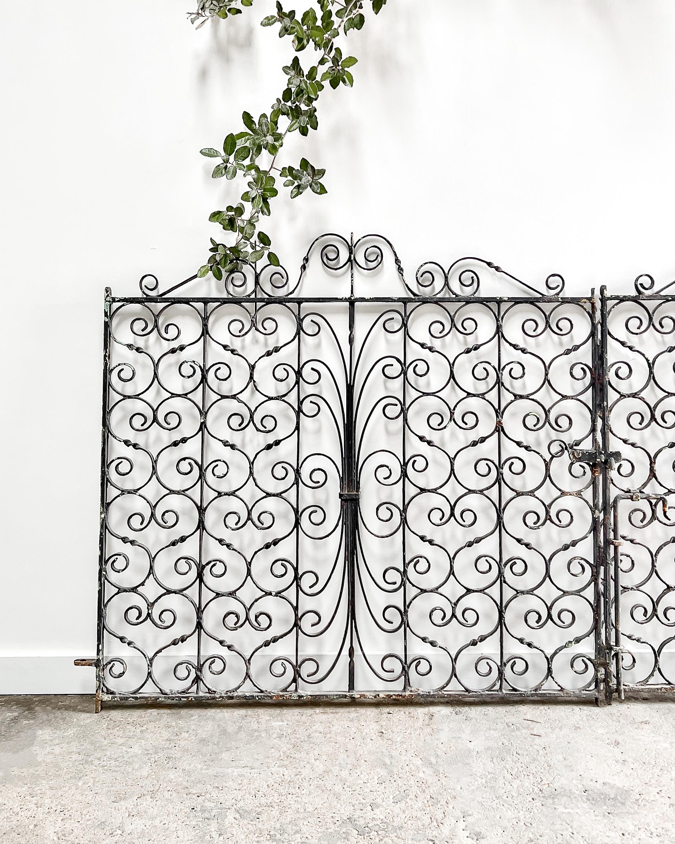Pair of Cast Iron English Garden Gates at 1stDibs | garden gates for ...