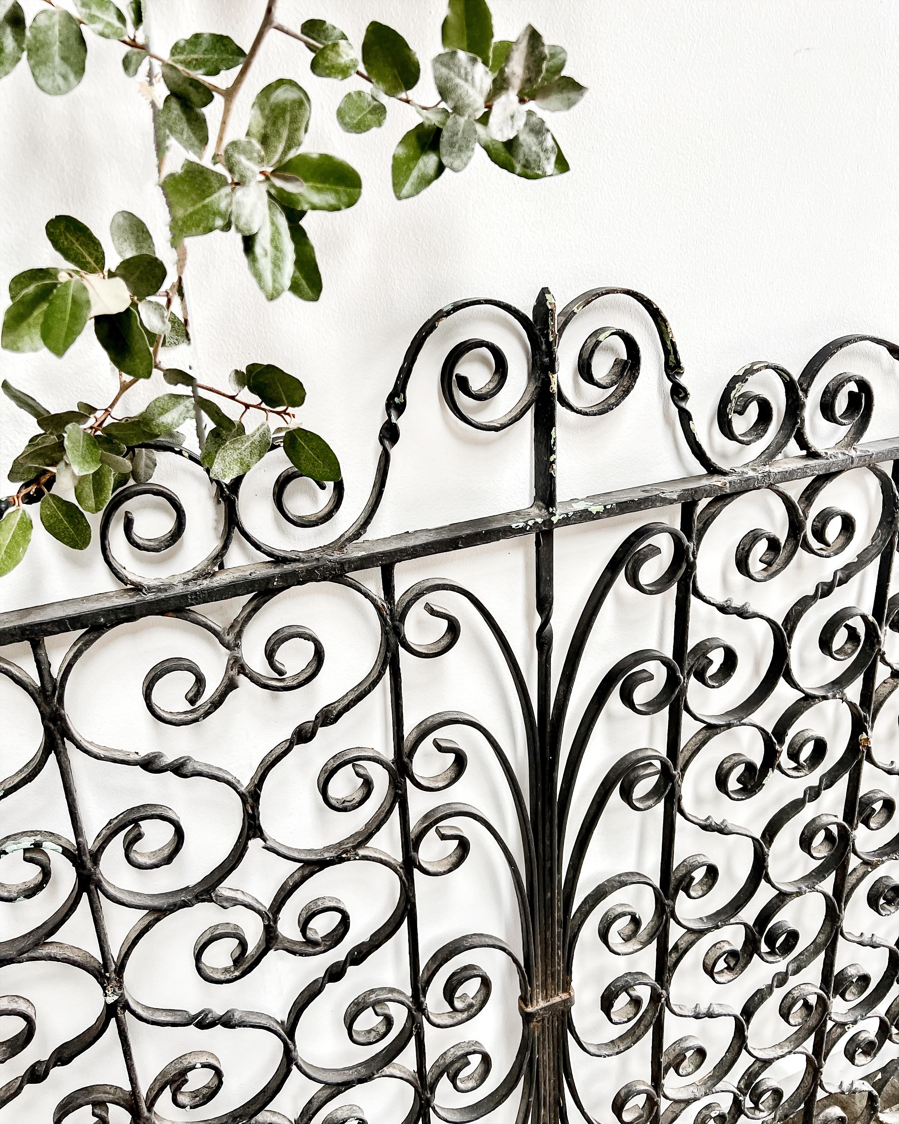 Pair of Cast Iron English Garden Gates at 1stDibs | garden gates for ...