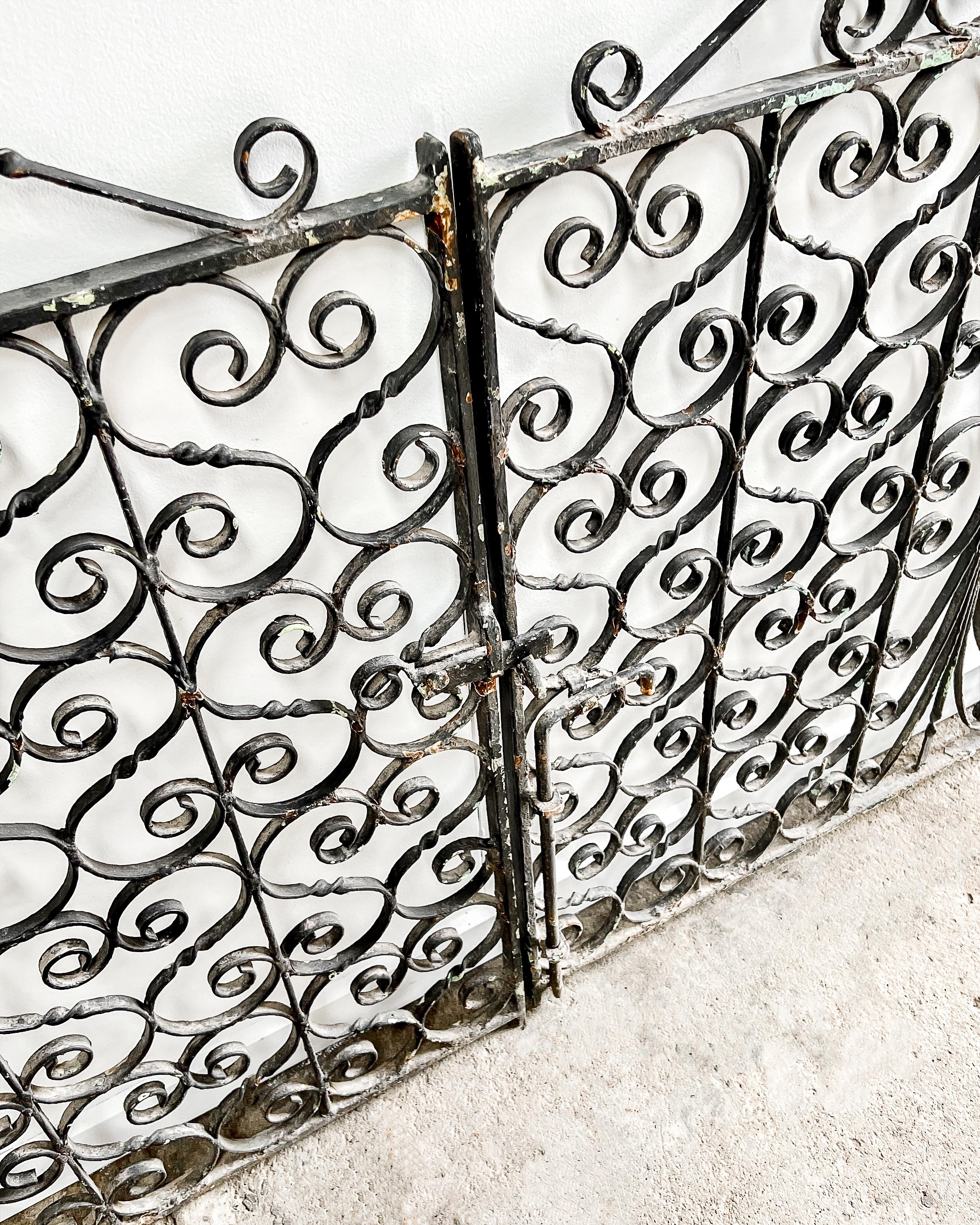 Pair of Cast Iron English Garden Gates at 1stDibs | garden gates for ...