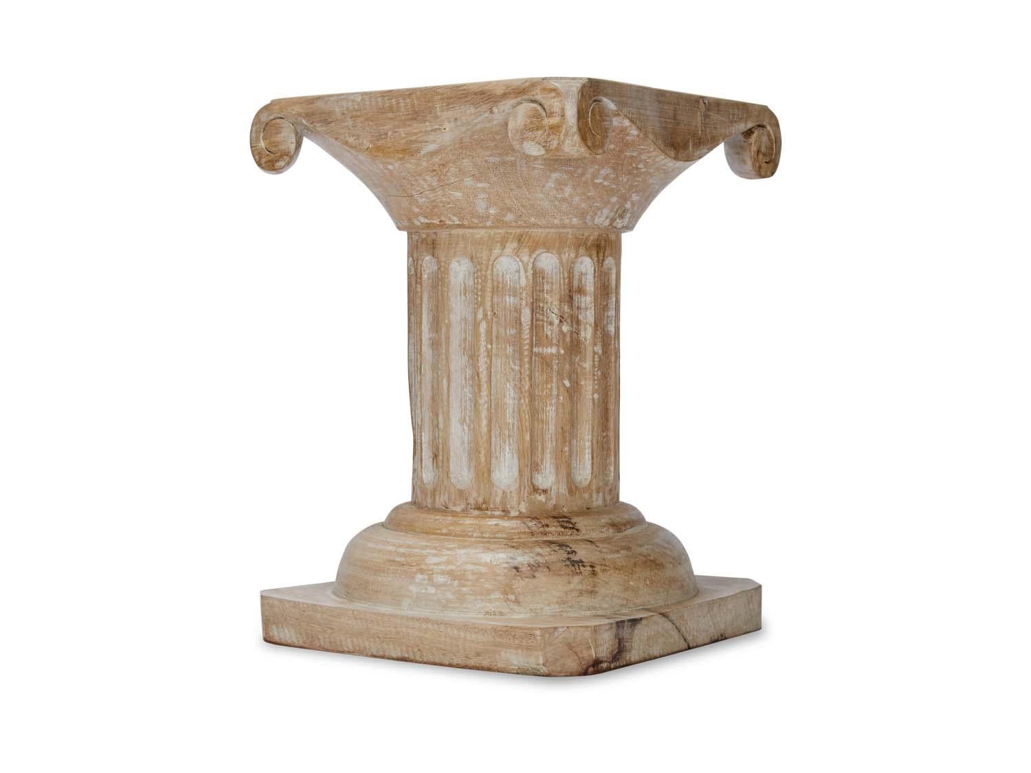 Pair of Ionic Column Pedestal Side Tables at 1stDibs | pillar side ...