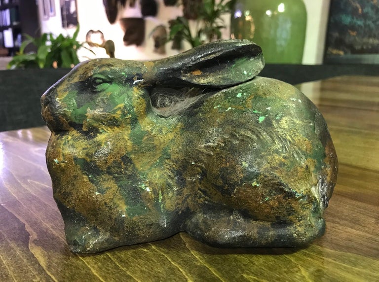 Pair of Iron Rabbits, circa Early 1900s at 1stDibs