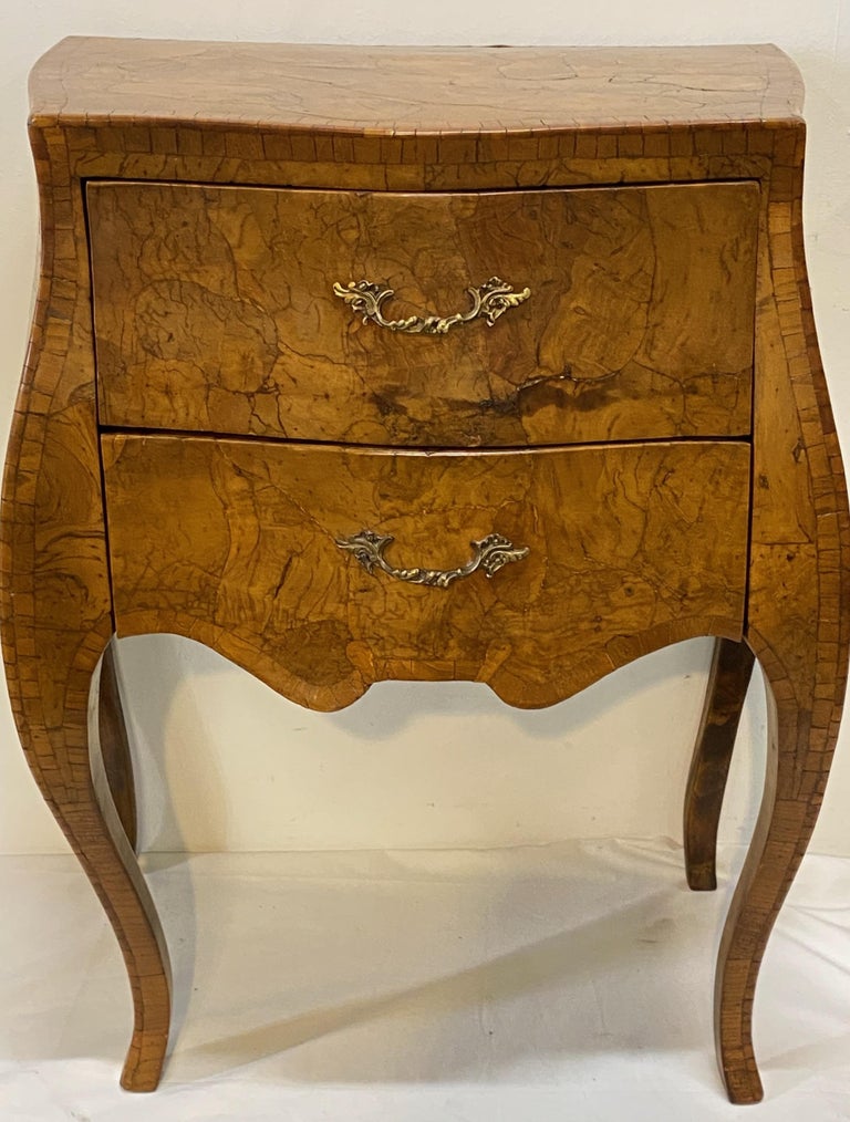 Pair of Italian 18th Century Walnut Bedside Chests Night Stand Tables ...