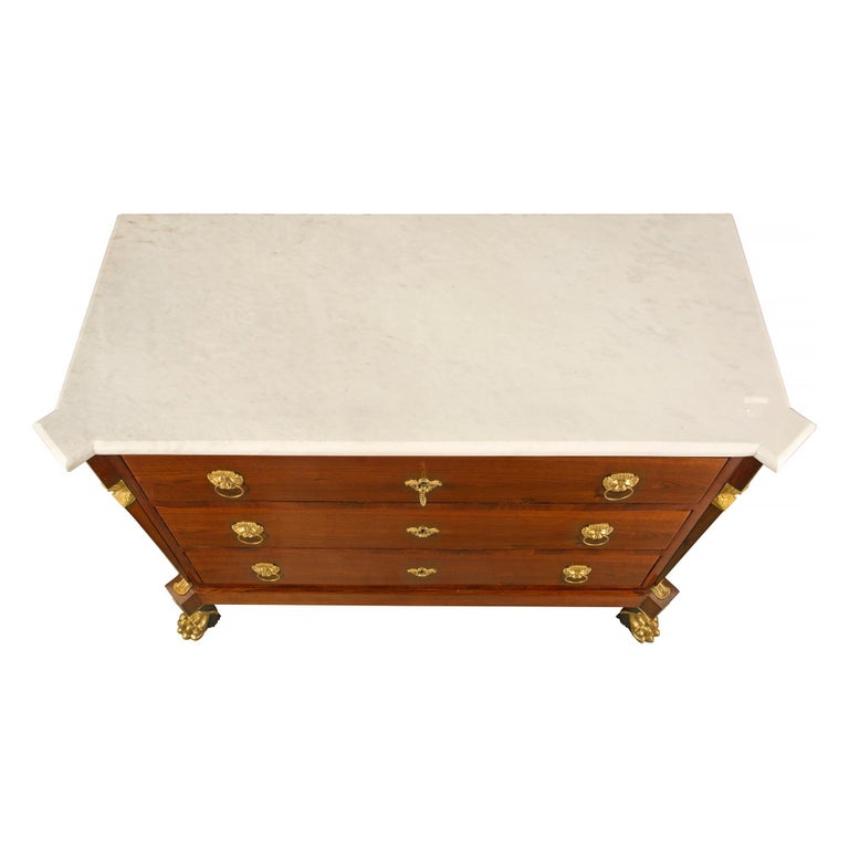 Pair of Italian 19th Century Neoclassical Style Chests For Sale at 1stDibs