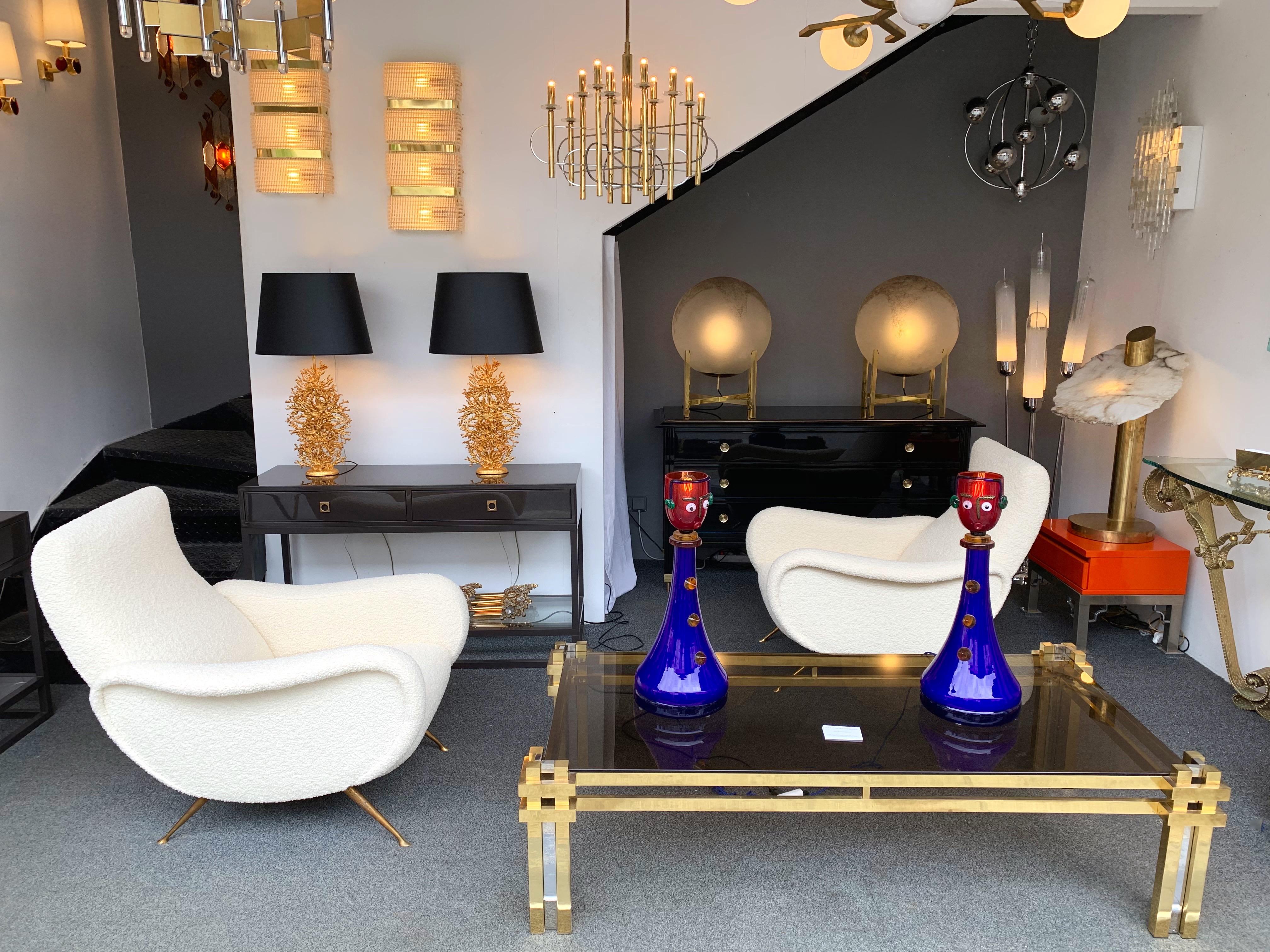 Pair of Italian Armchairs Saluzzo by Carlo Monti for CMG, Italy, 1950s ...