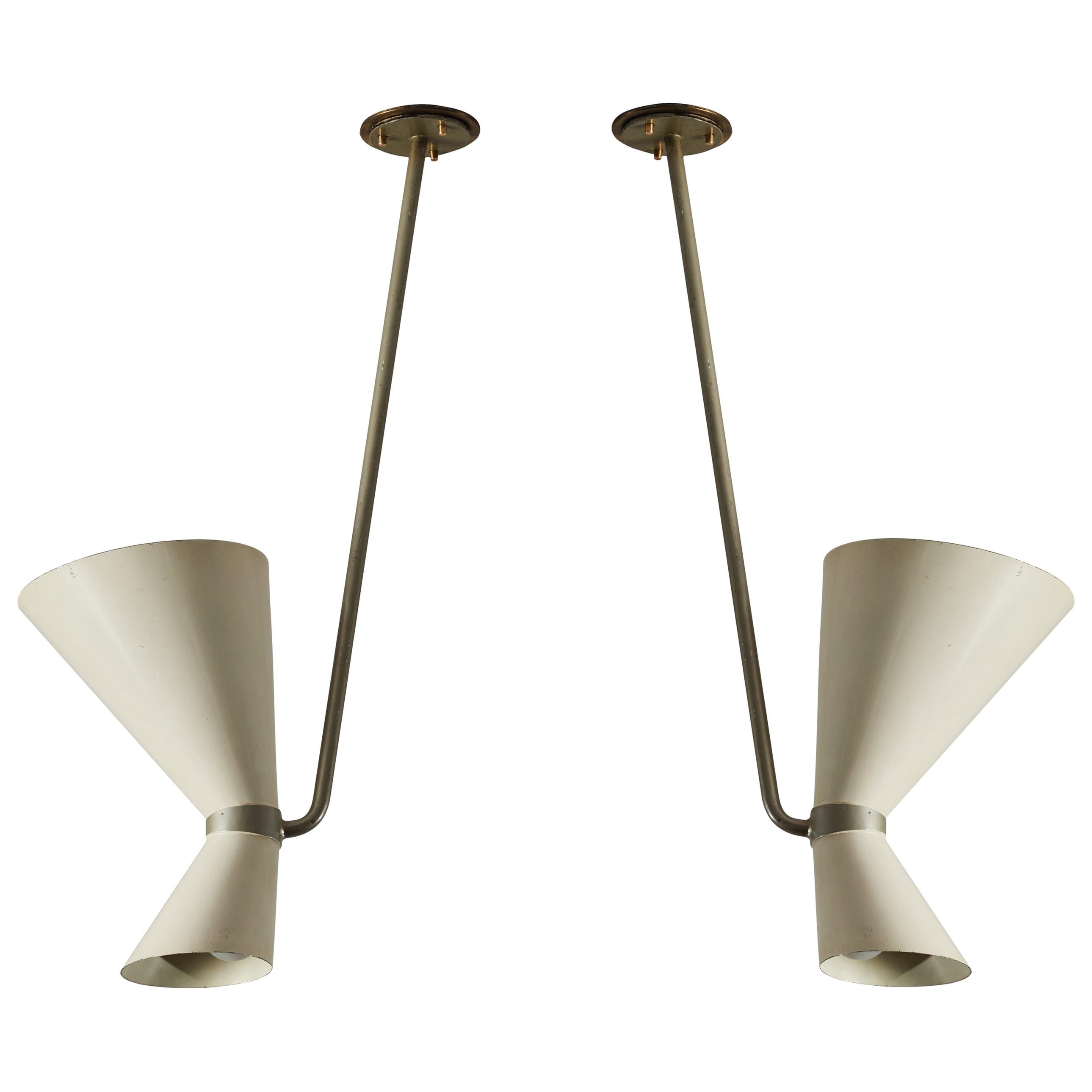 Pair of Italian Ceiling Lights at 1stDibs | ceiling lights sale, brass ...