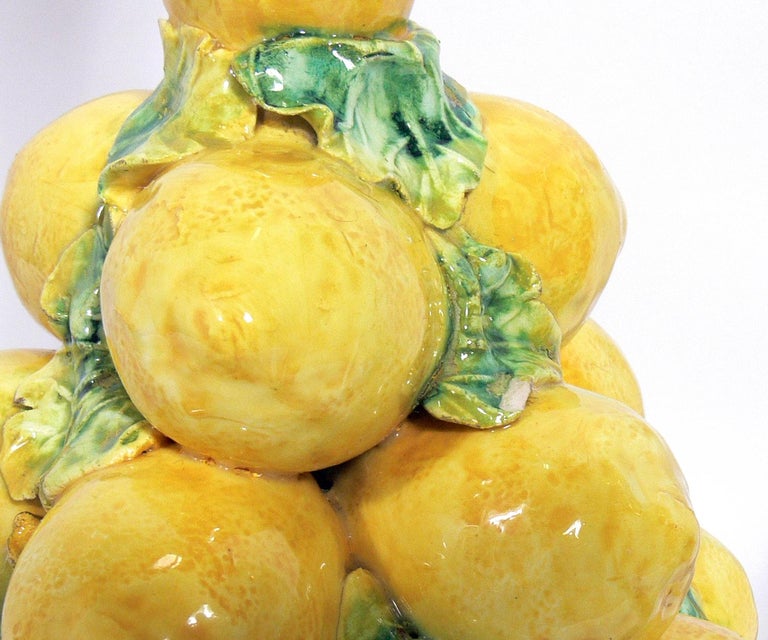 Pair of Italian Ceramic Lemon Lamps at 1stDibs | italian ceramic lamps ...