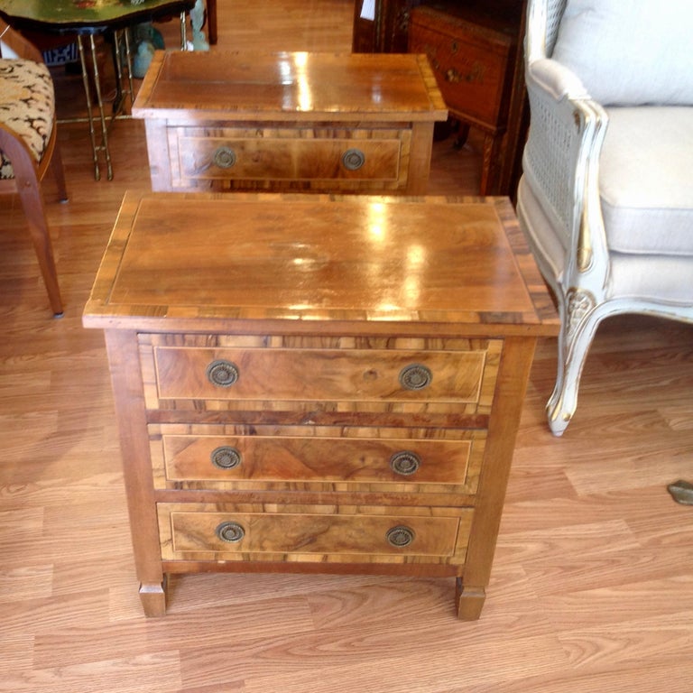 Pair of Italian Chair Side Chests at 1stDibs
