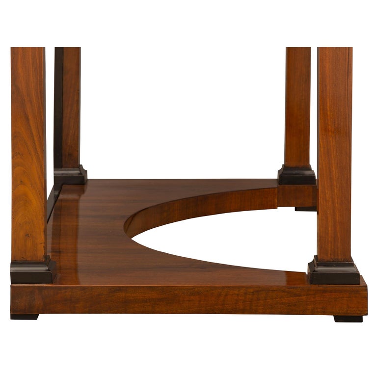 Pair of Italian Early 19th Century Walnut Consoles For Sale at 1stDibs