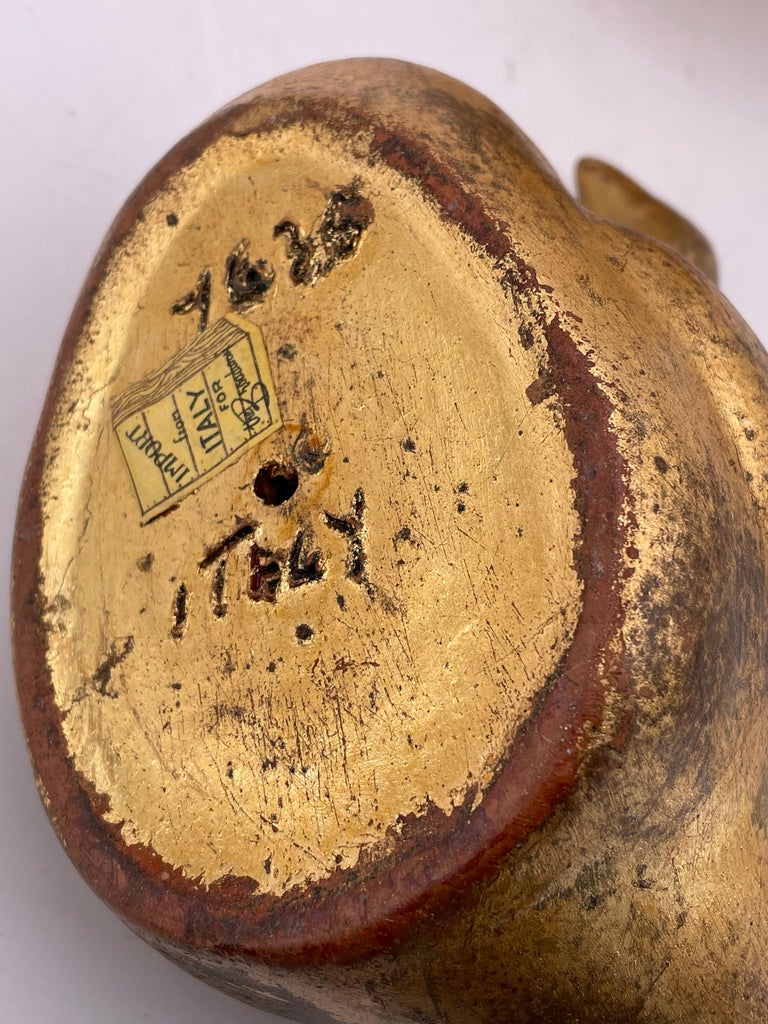 Pair of Italian Gold Guild Doves Ceramic Sculptures / Figurines For ...