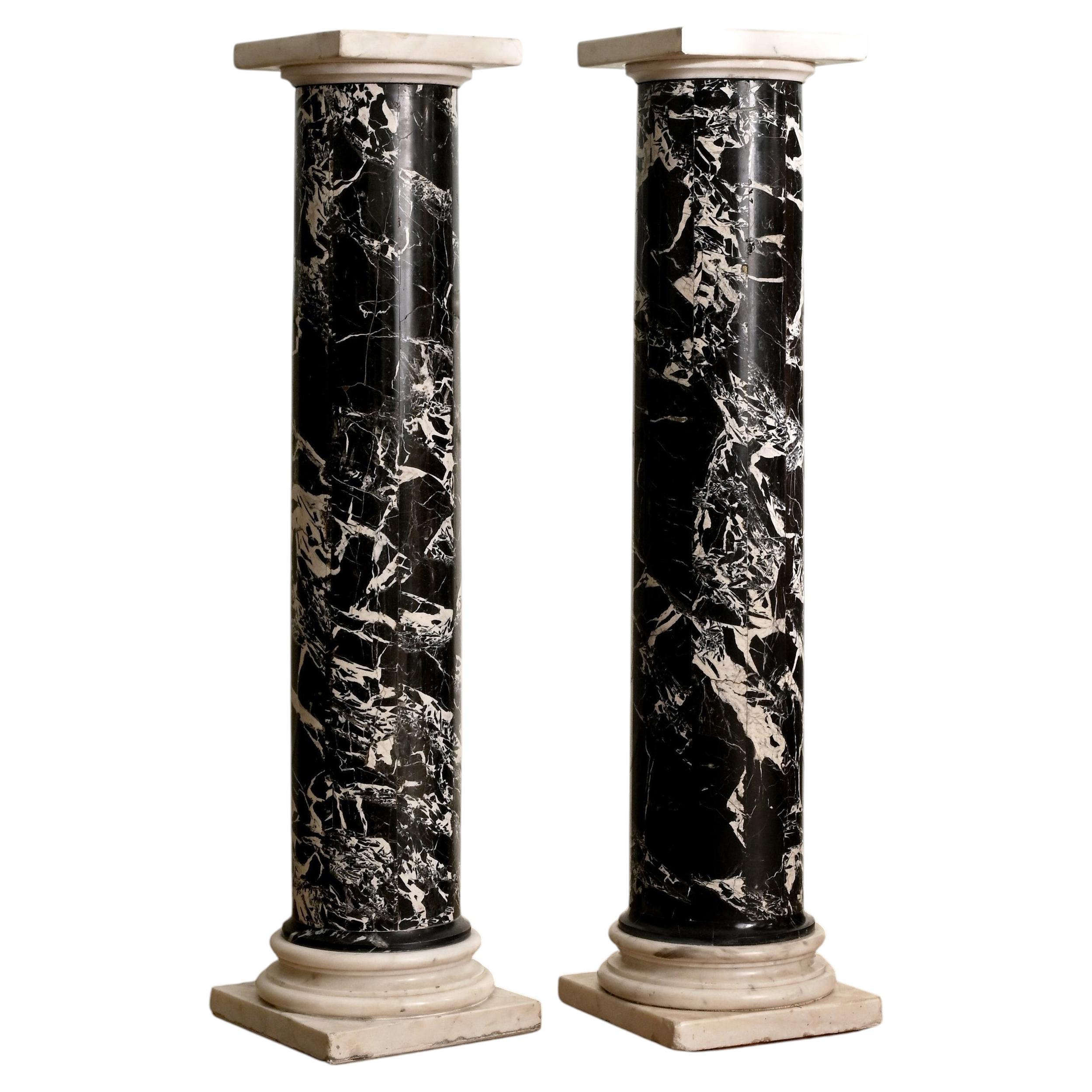 Magnificent Pair of Corinthian Marble Columns For Sale at 1stDibs