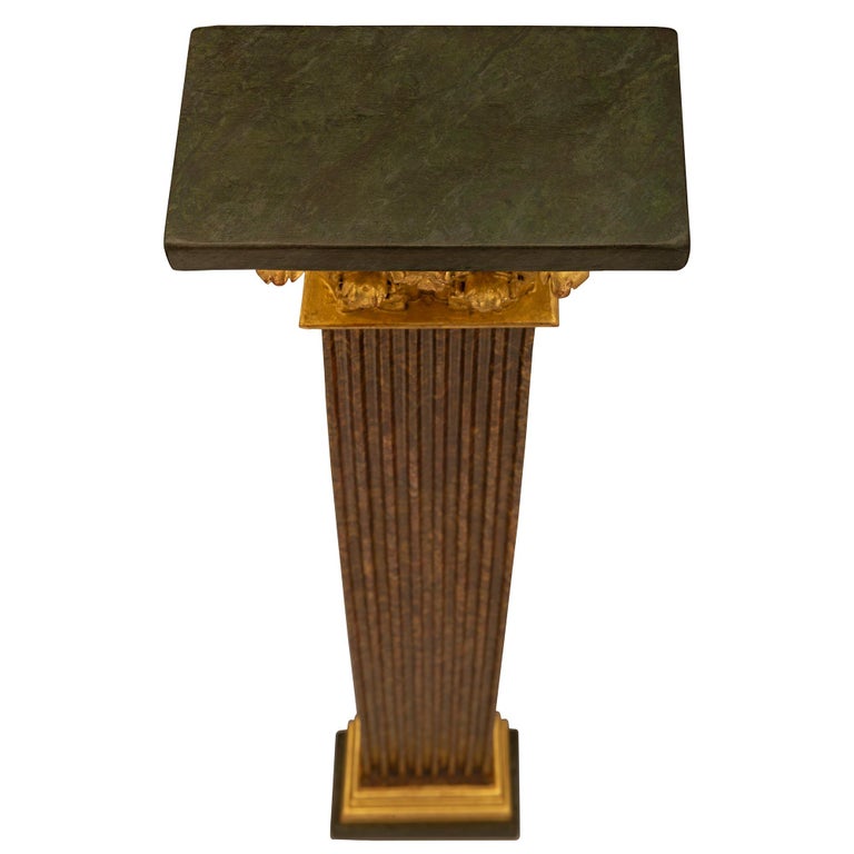 Pair Of Italian Late 18th/Early 19th Century Faux Painted Marble ...