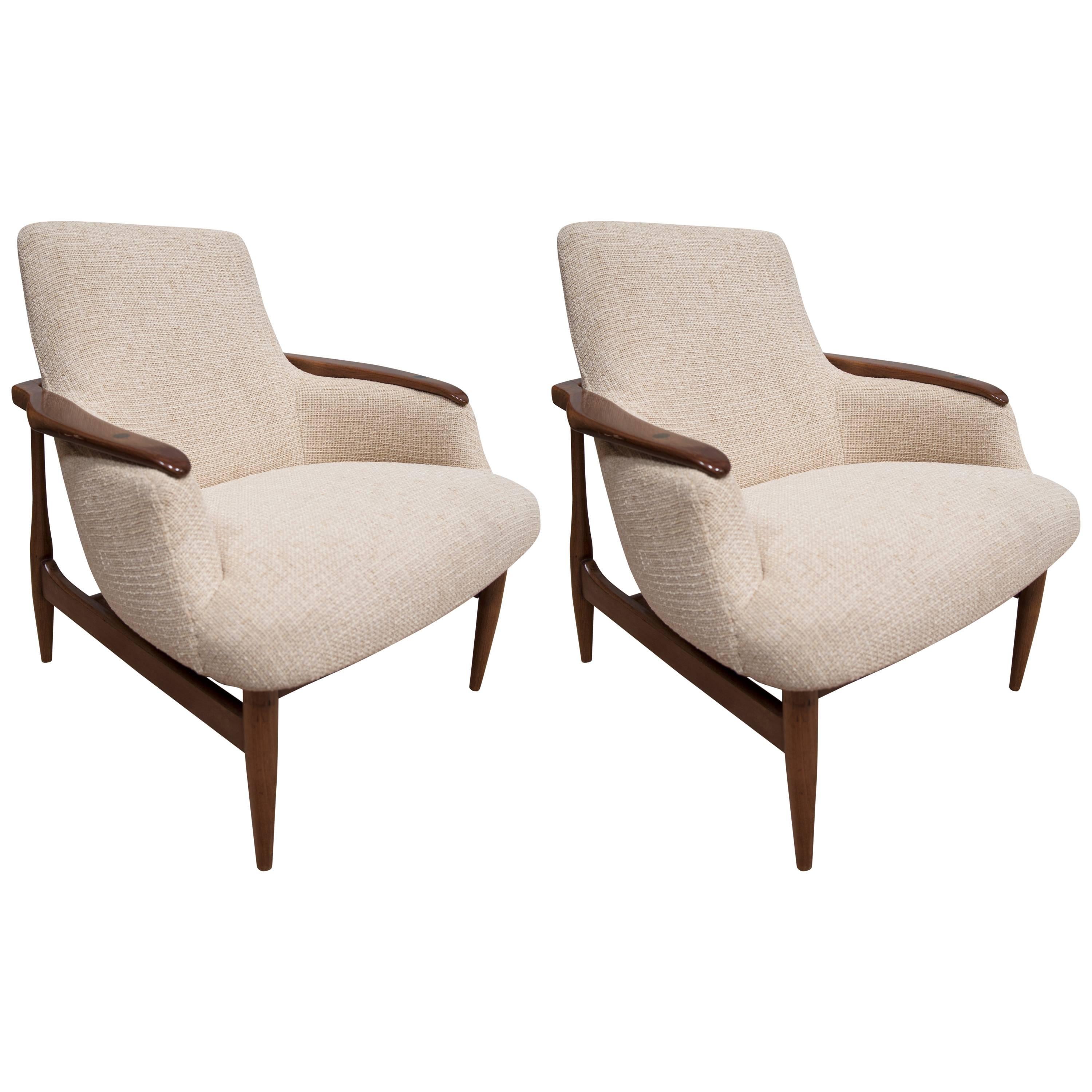 ITALIAN MAHOGANY Fauteuils [PAIR] at 1stDibs