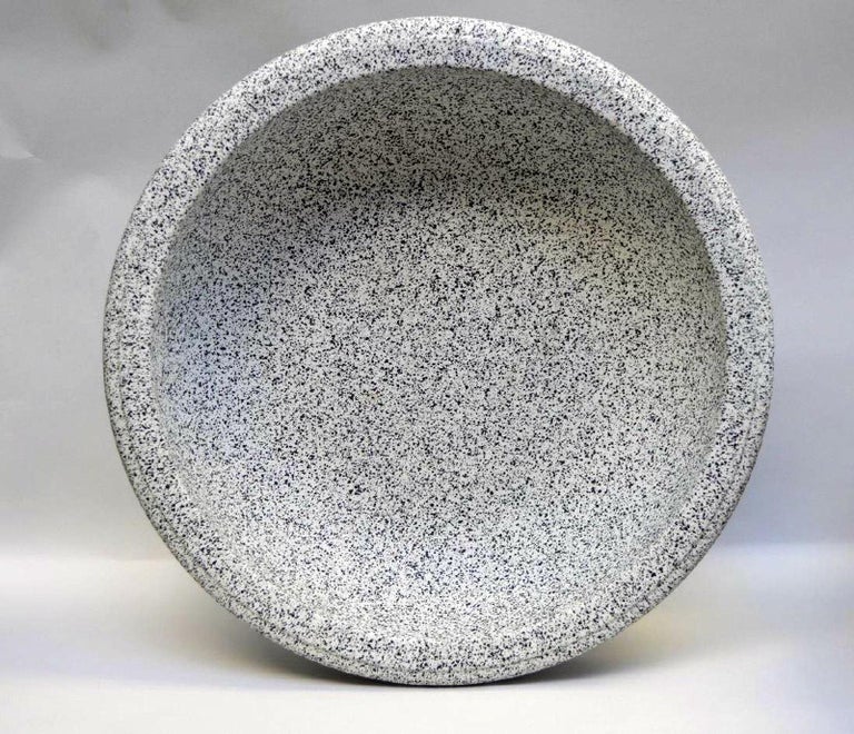 Pair of Italian Mangani Ceramic Pedestal Bowls at 1stDibs